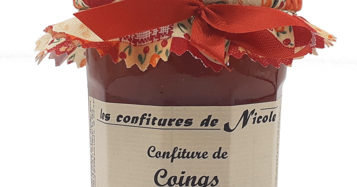 Confiture Coings - Nos confitures - Les Confitures de Nicole